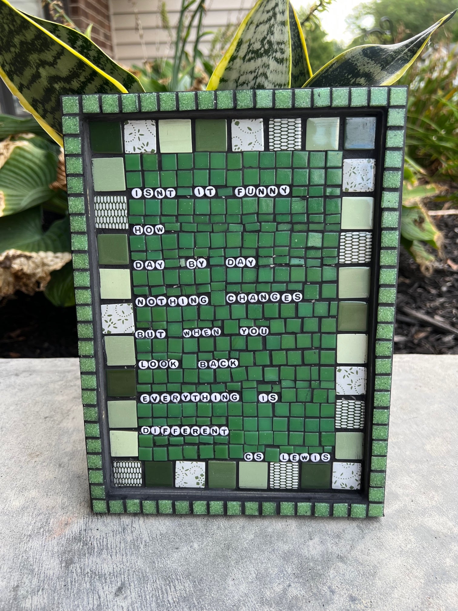 Mosaic Quote (Green) – Mulherin Made